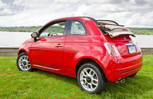 2012 Fiat 500c Rear 3/4 Angle | Torque News
